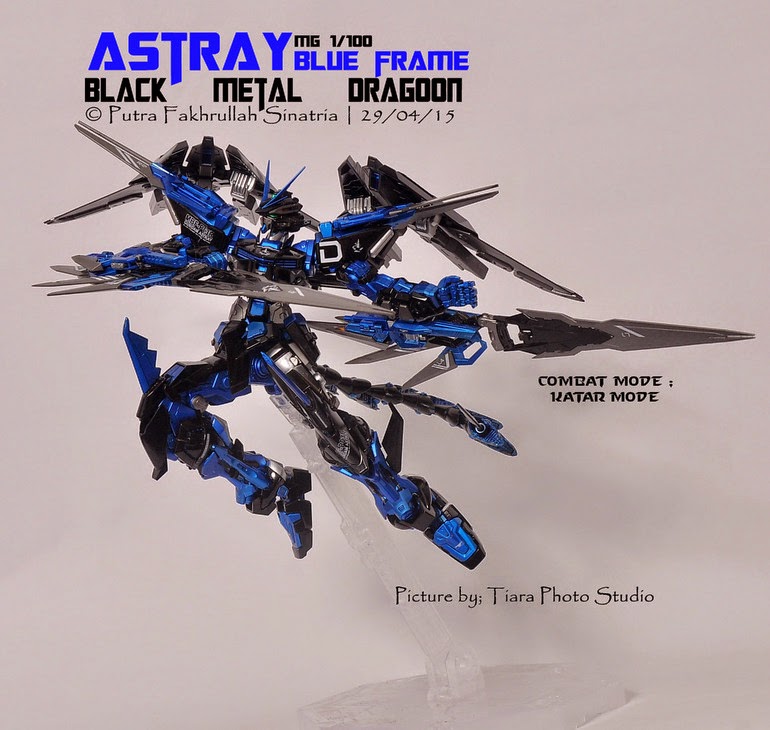 GUNDAM GUY: MG 1/100 Astray Blue Frame Black Metal Dragoon - Custom Build