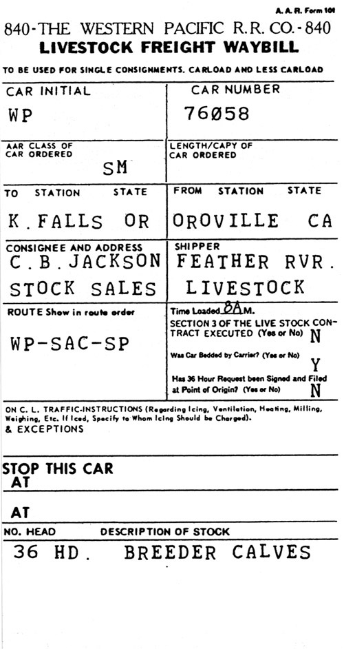 modeling the SP: Waybills, Part 10