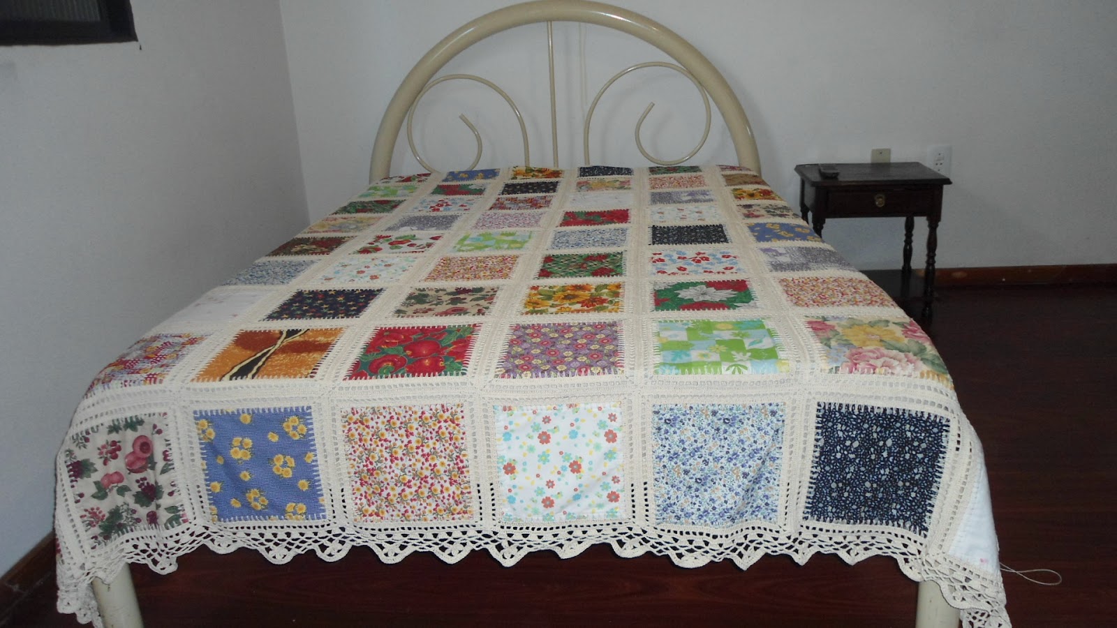 ARTESANATO TOTAL: COLCHA DE RETALHOS E CROCHÊ