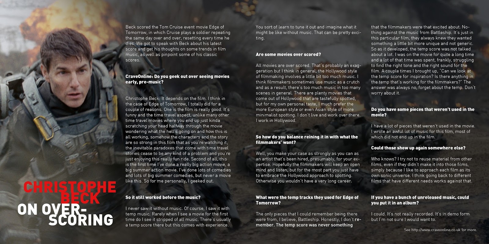 Soundtrack List Covers: Edge of Tomorrow Complete (Christophe Beck)