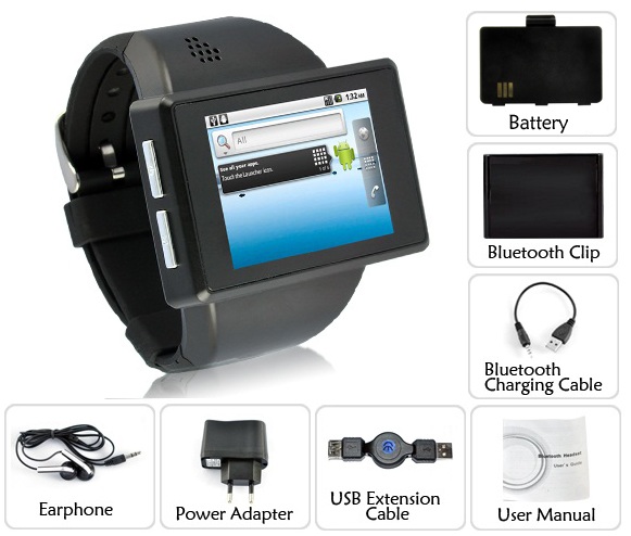 JAM TANGAN HANDPHONE DENGAN ANDROID | Dunia Handphone