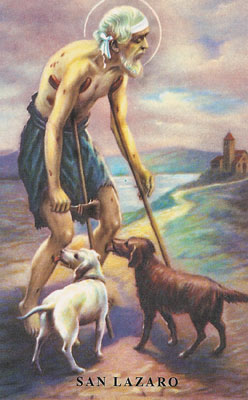 LOS SANTOS GUERREROS: ORACION A SAN LAZARO...