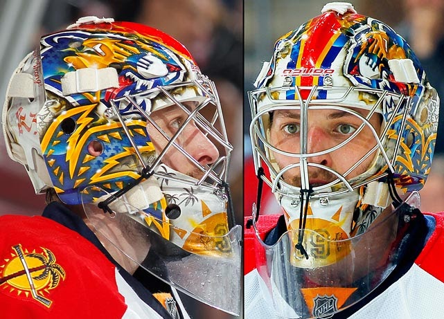 I Love Goalies!: Dan Ellis, 2013-14 Mask