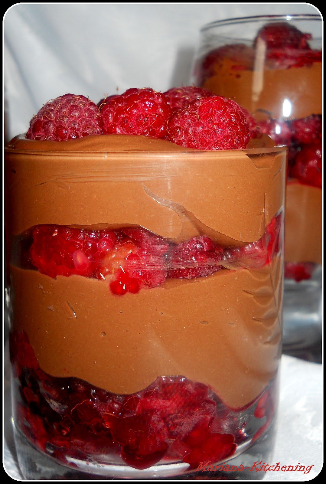 Cremă de ciocolată cu zmeură