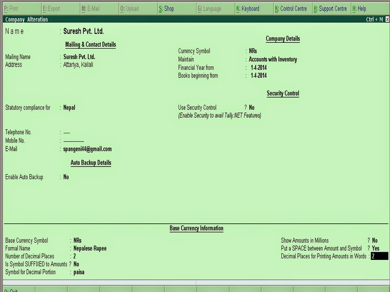 E-Learning Site: Tally ERP 9 Notes Tutorials
