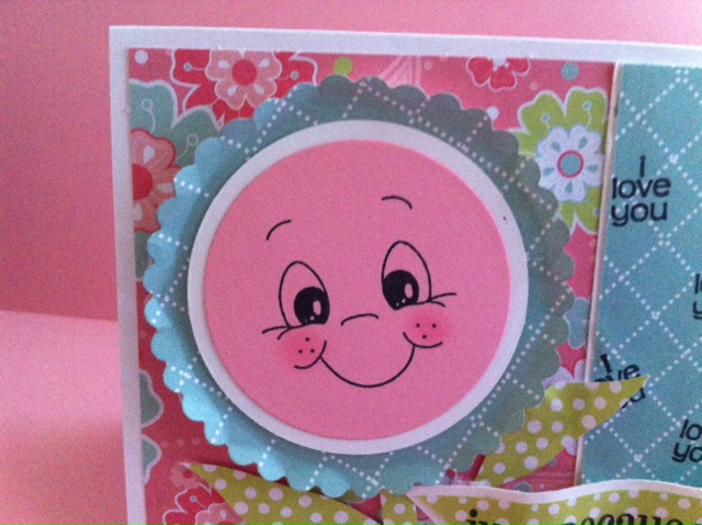 Carolyn's Crafty Creations: Just Because I LOVE YOU Card for PK Challenge