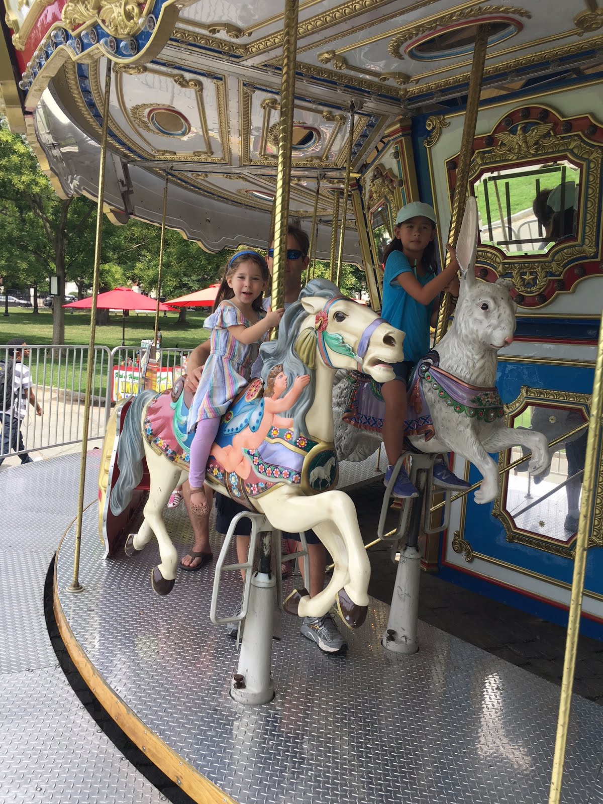 The sister blog: Riding the carousel in Boston Common