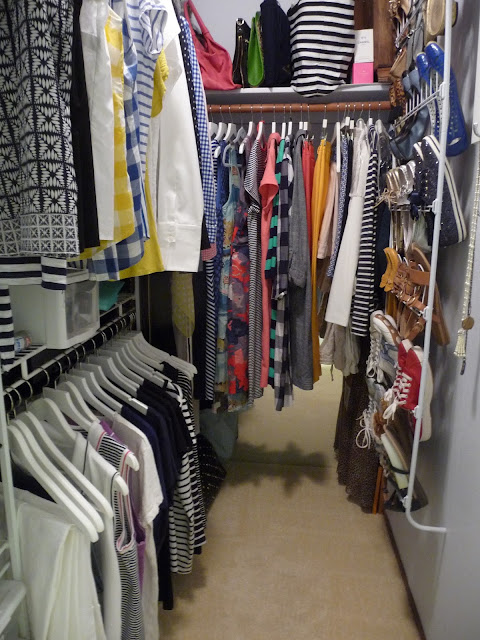 Good Life of Design: INSIDE MY CLOSET and HOW TO COLOR CODE
