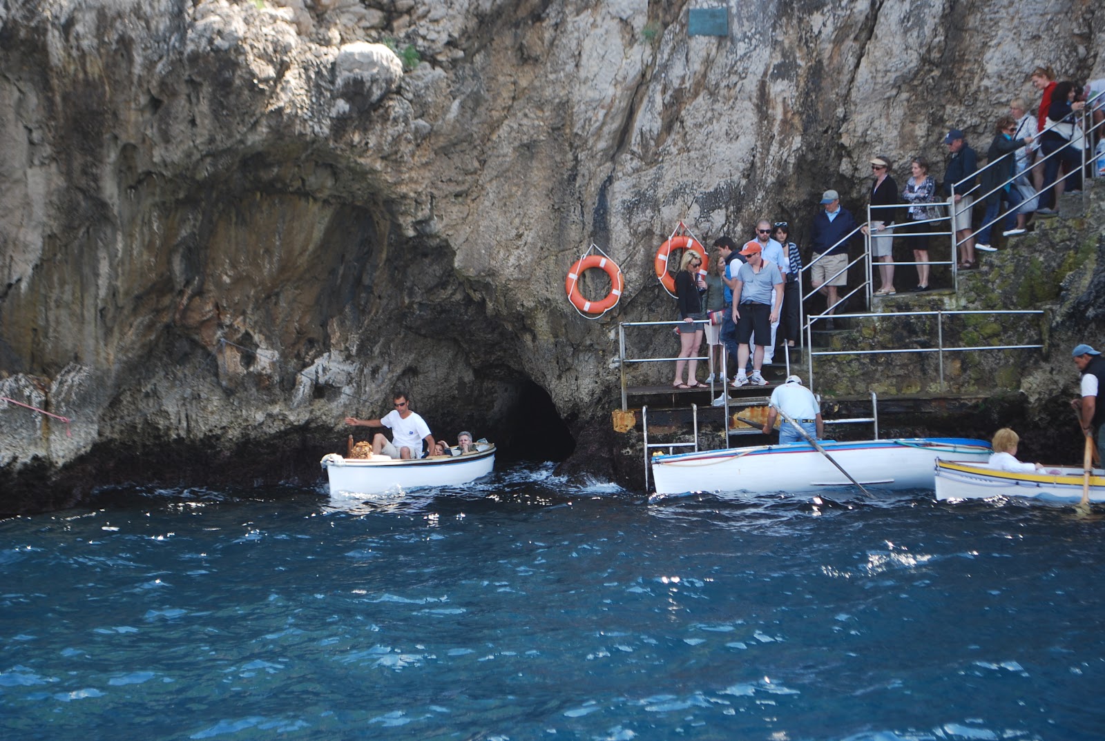 1 Month around Europe and America: Italy: Capri: The Blue Cave