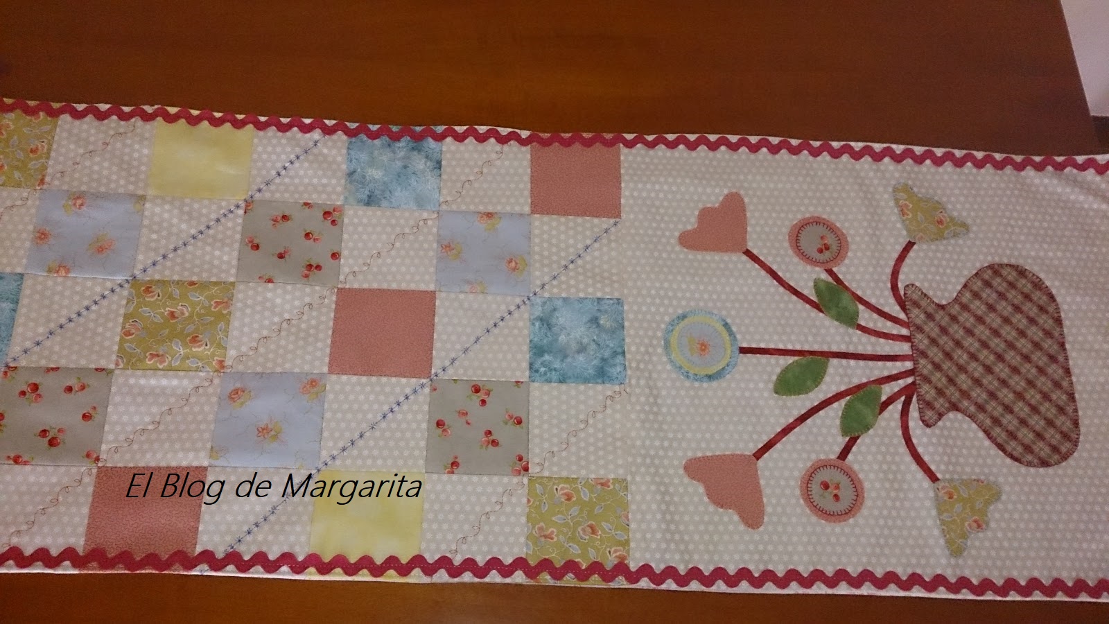 Camino de mesa Patchwork | El blog de Margarita