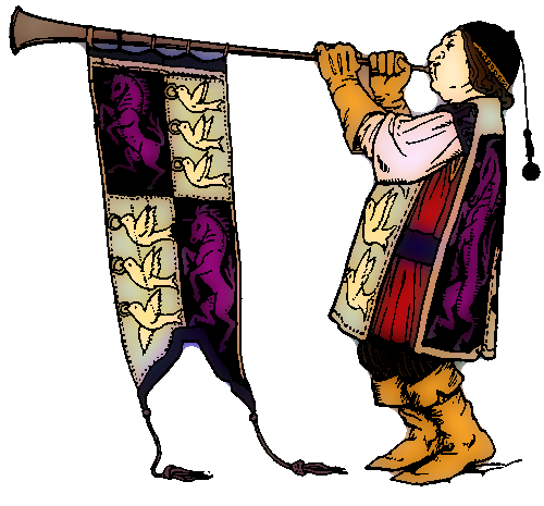 The Graphics Diva: Vintage Line Art, Royal Herald