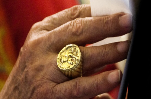 The Philosopher's Stone: New Pope, New Ring