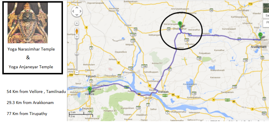 Personal space: Sholingur Yoga Narasimhar & Yoga Anjaneyar Temple