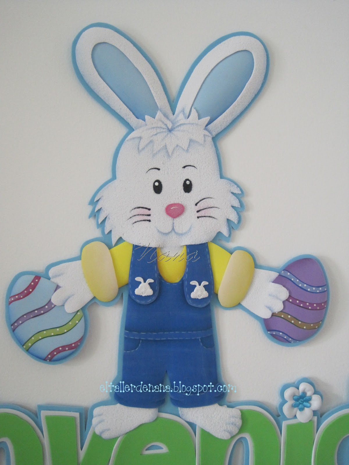 Conejo en Foamy - El Taller de Nana