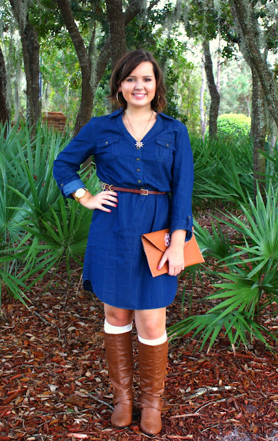 Juliana Grace Blog Space: Denim Dress for Fall!