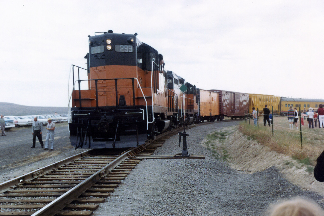 Big Bend Railroad History: First Official Train On Royal City Branch