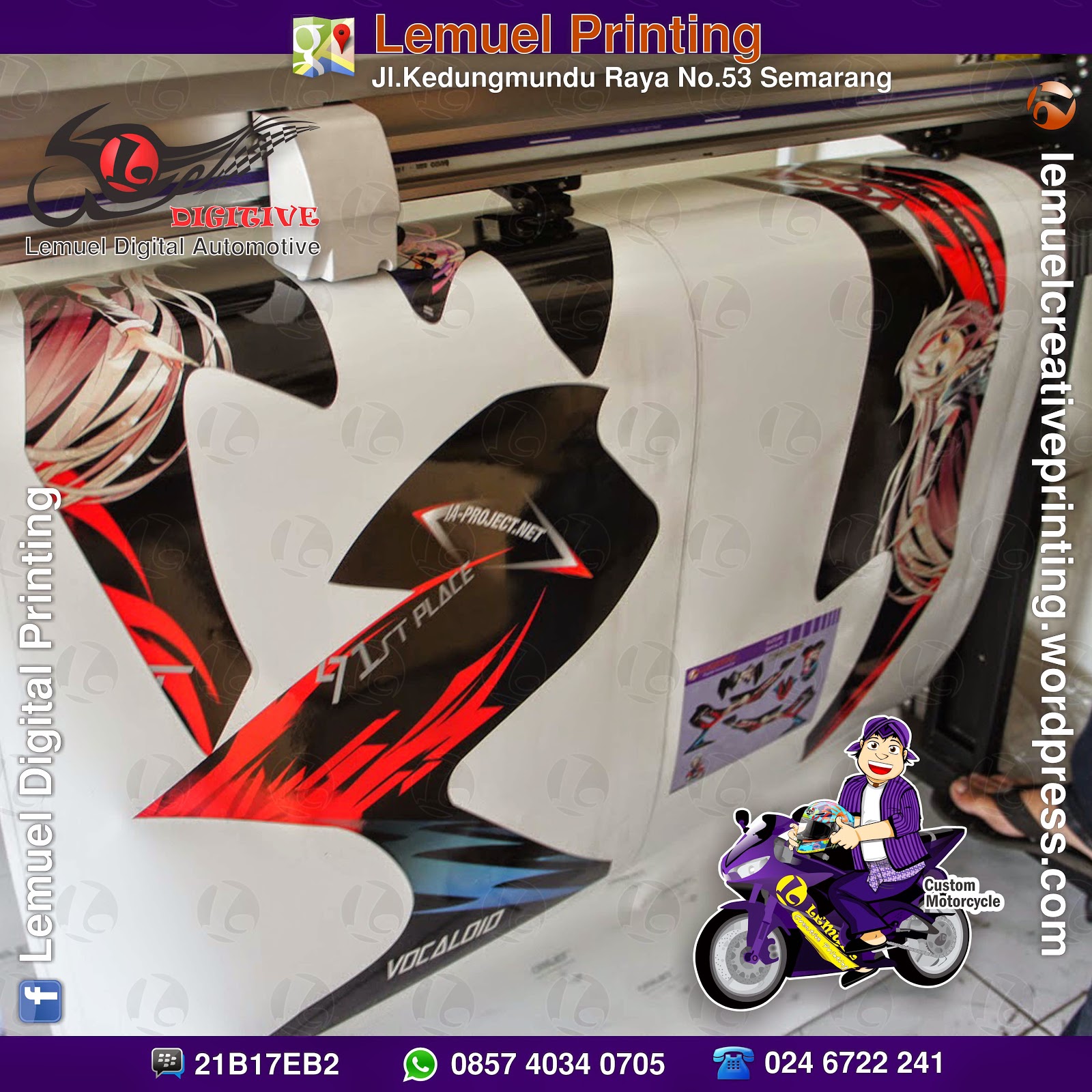 LeMuel Custom Modifikasi Decal Vinyl Striping Motor Fullbody ...