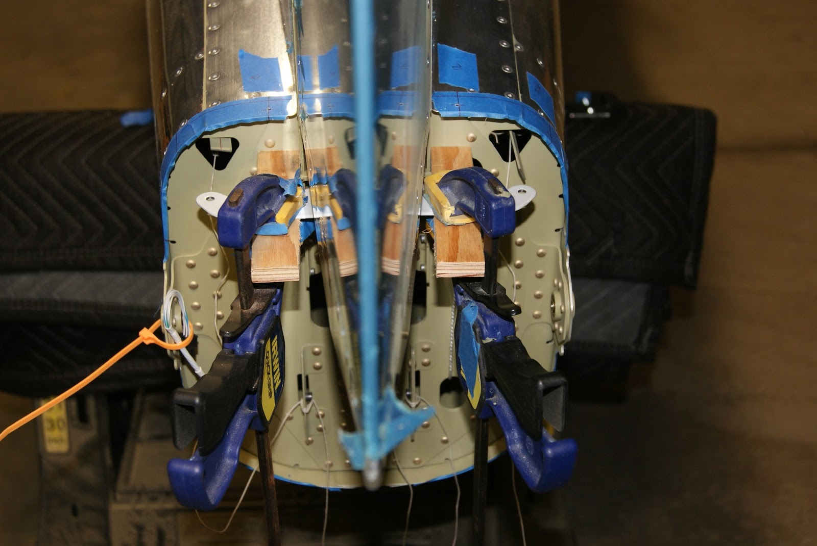 DOG Aviation John's RV-12 Blog: Rigging Of The Rudder Pedal Cables ...