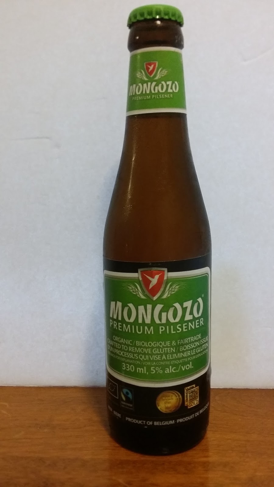 The Pint Jockey Online: Beer # 285 Mongozo Premium Pilsner Gluten Free
