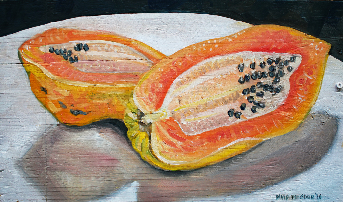 The Art of David the Good: Day 4: Papaya!