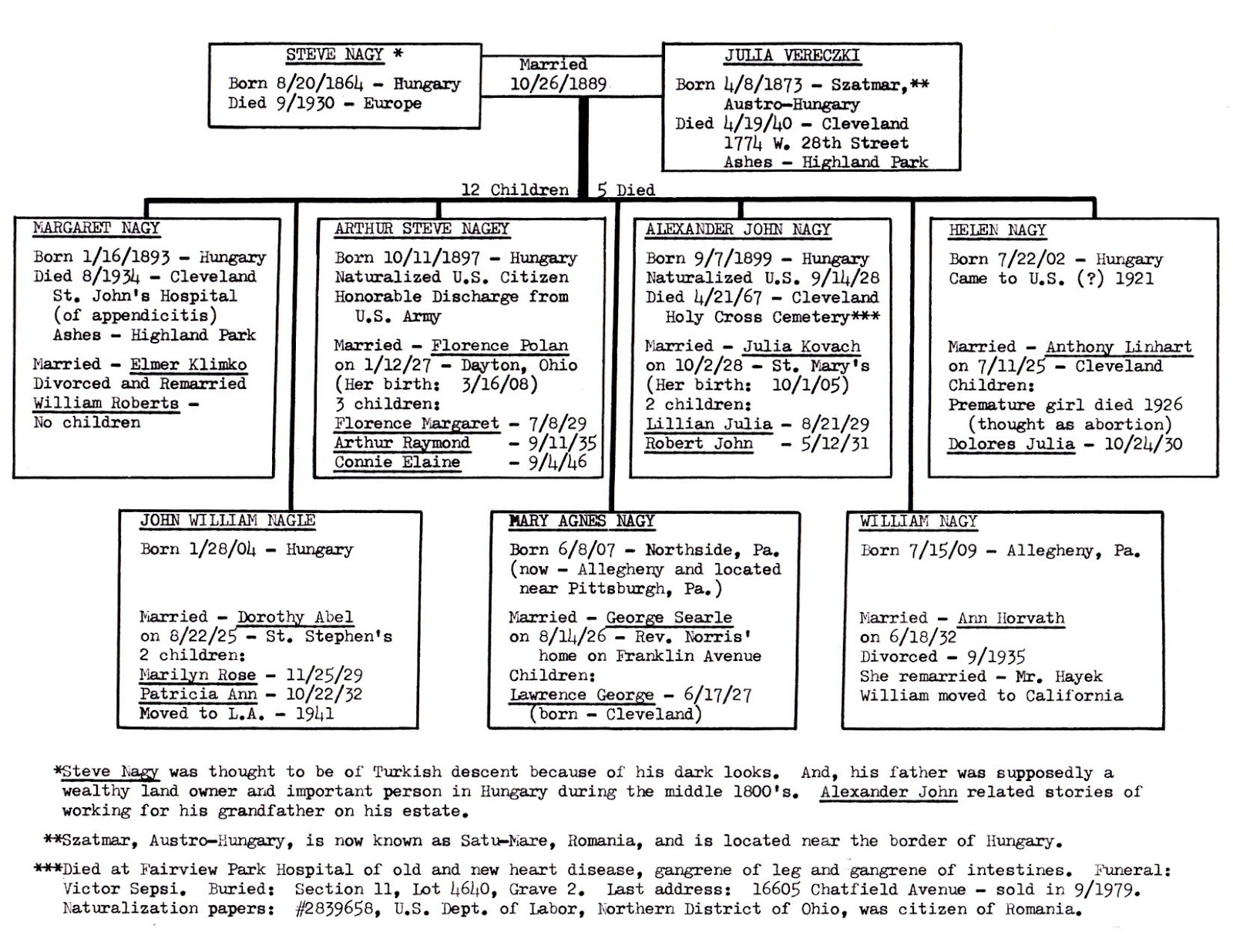 Julie Ann Brady : Blog On: Nagy the Hungarian Name