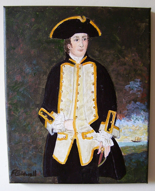 Fran Caldwell at Home - Original Naive Folk Art: "The Commander" Faux ...