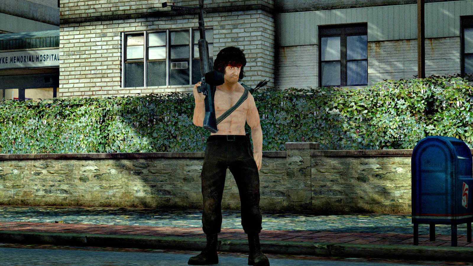 GTA 5,GTAV,GTA IV Mods and Skins: Rambo: The Video Game character Pack