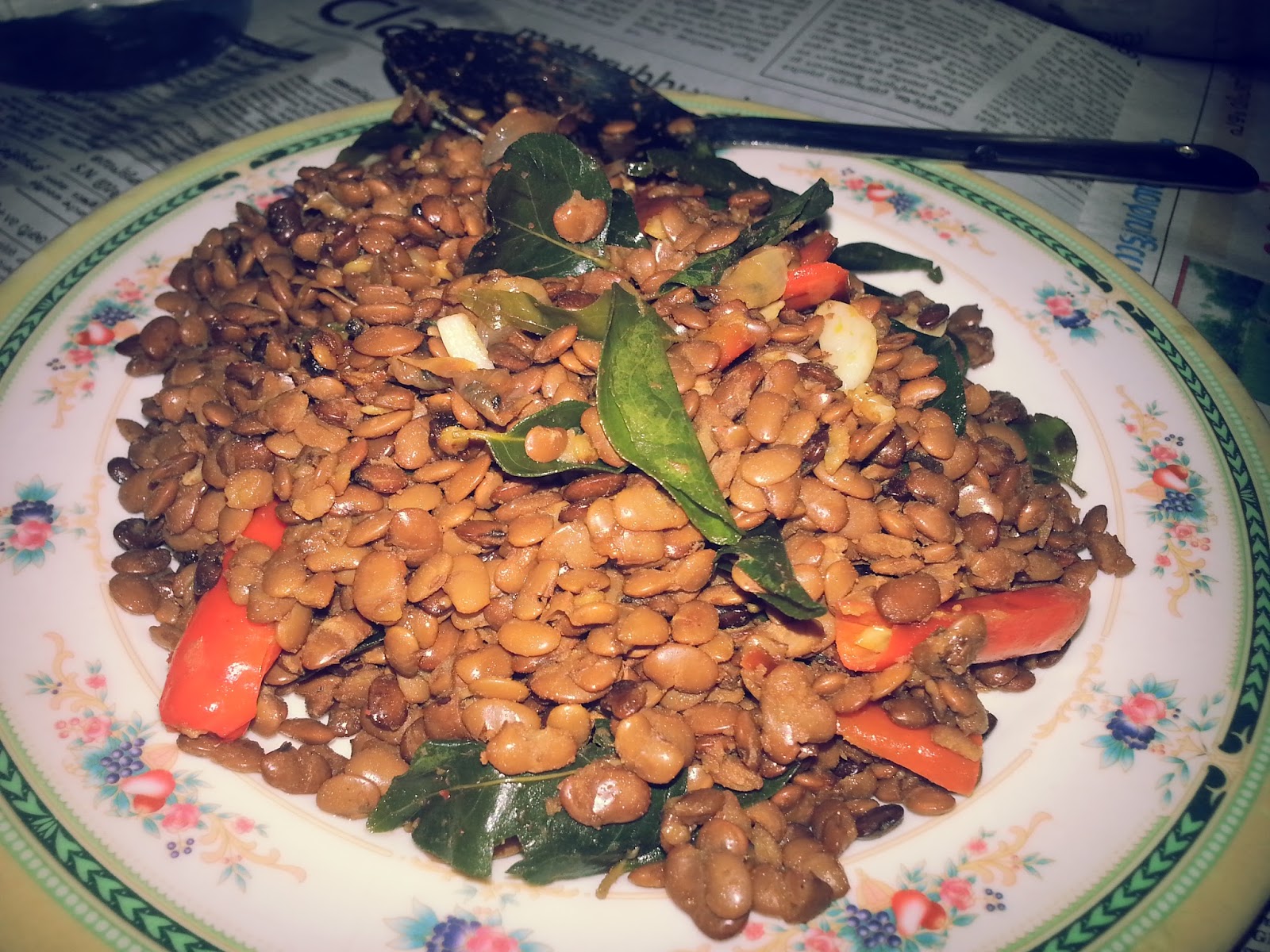 Muthira upperi Thoran -Horse gram recipe | Kunjaminas Recipes