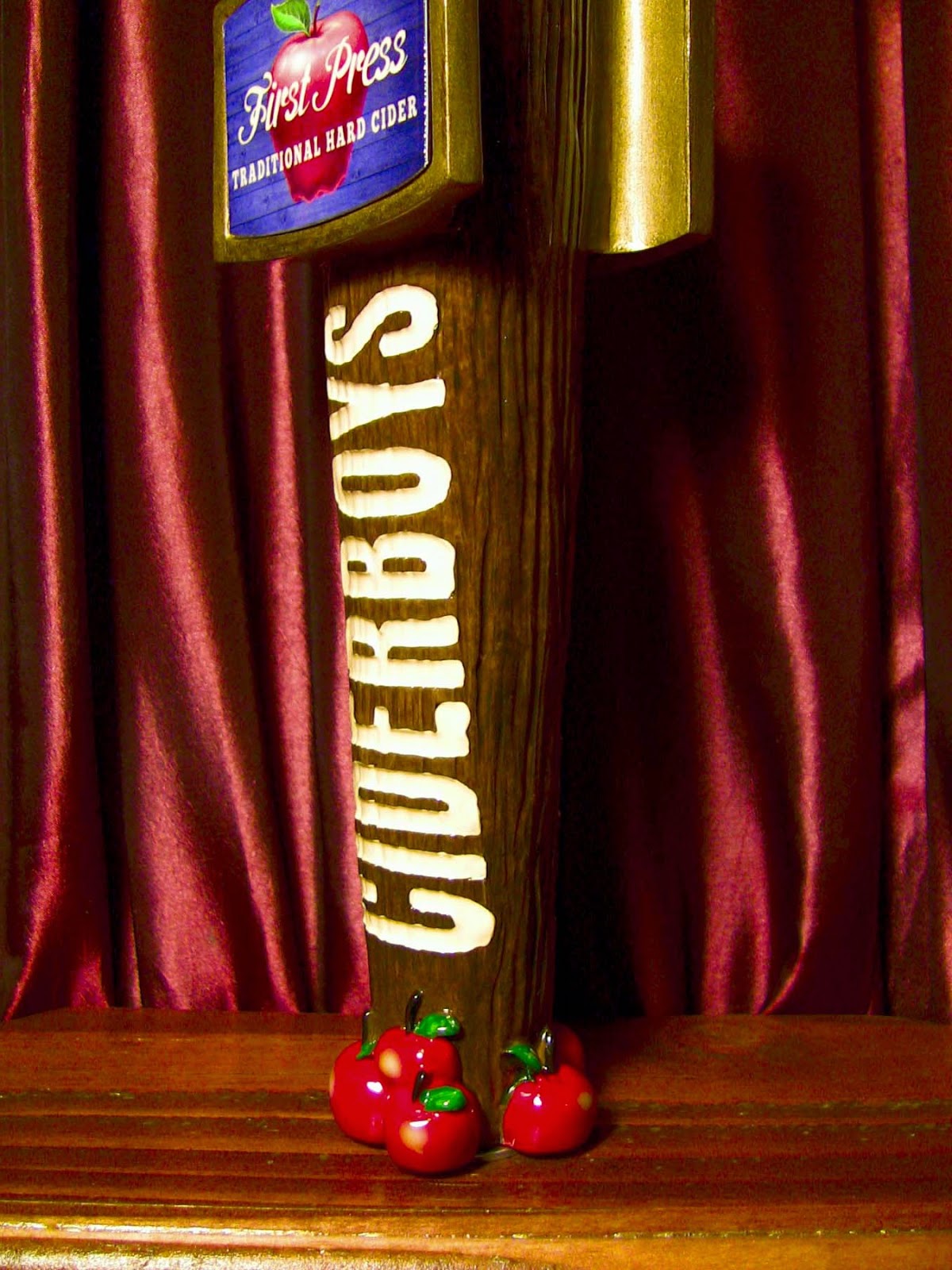 Tap Handle #443: Stevens Point - Ciderboys First Press Traditional Hard ...
