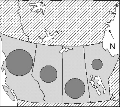GIS 3015 Map Catalog Spring 2011: Range Graded Proportional Circle Map