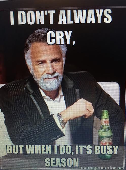 Keeping up with Katy: Brace yourself: It's busy season.