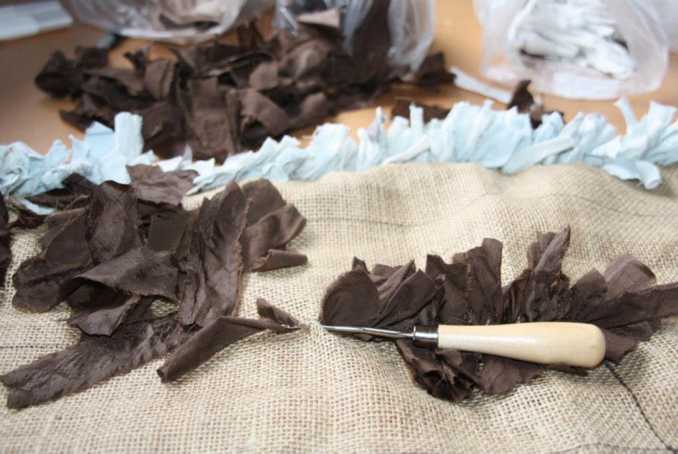 Kate's Design and Craft : Make a rag rug
