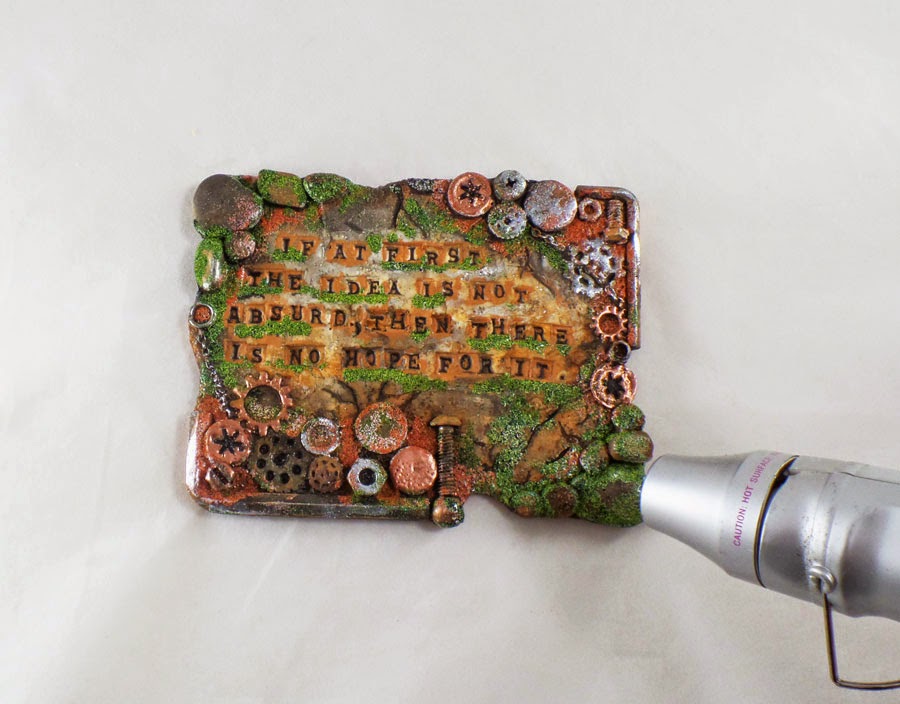 Amazing Casting Products: Embossing Powder gets REAL and Rustic ...