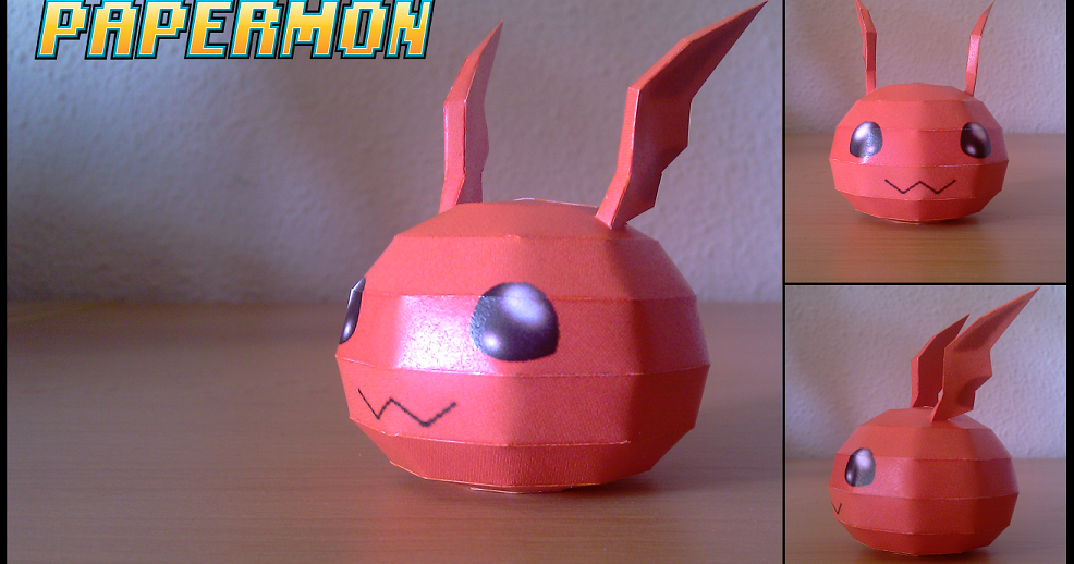 Papermon - Digimon Papercrafts: Jyarimon Papercraft