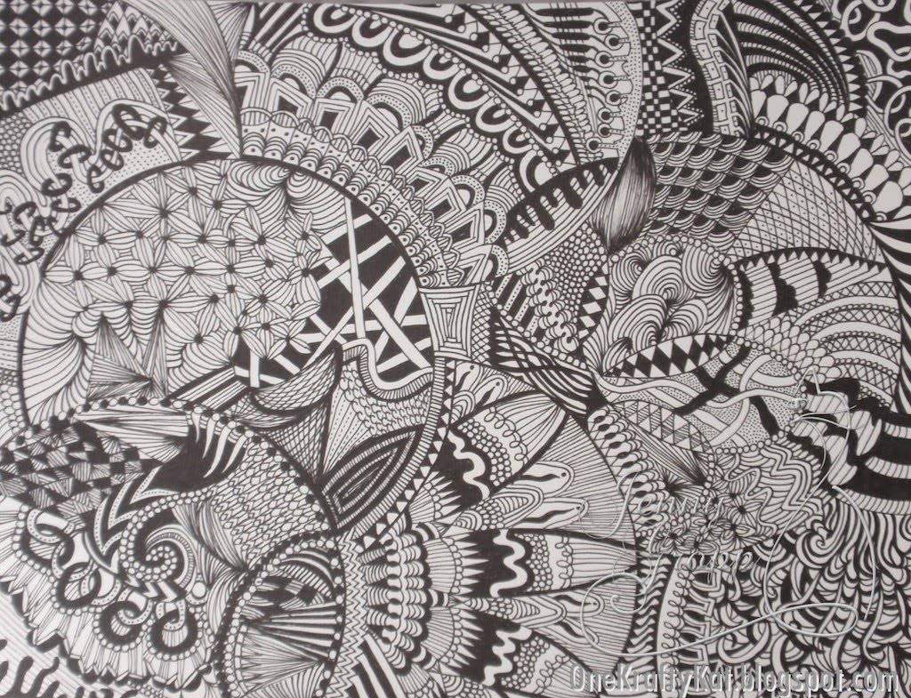 Open Your Eyes: zentangle inspire designs