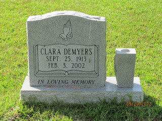Between the Gate Posts: Tombstone Tuesday Clara Demyers