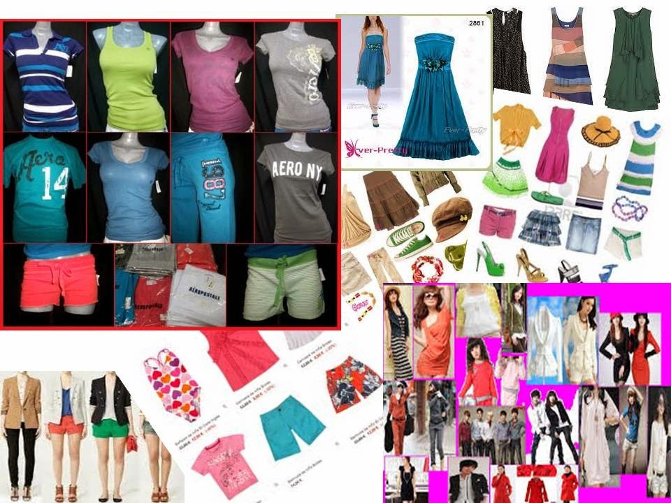 TrabajosEscolares: collage de produccion de la ropa