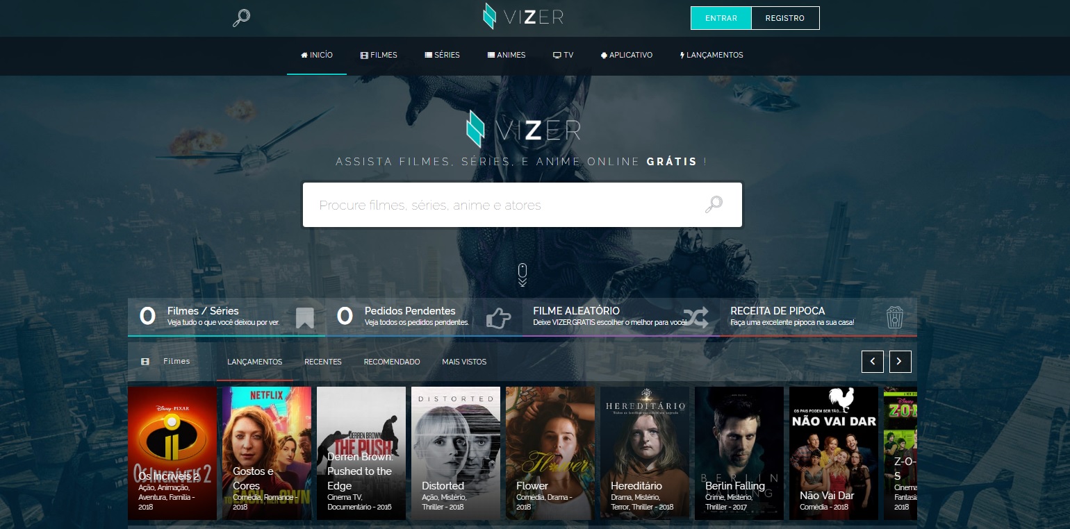 Vizer: site grátis para assistir filmes e séries | Sorriso na Foto