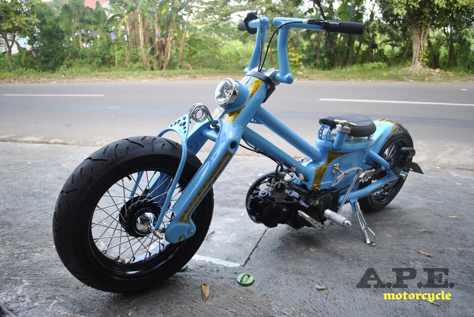 Chalopy | Motos retro, Motos personalizadas, Stunt motos