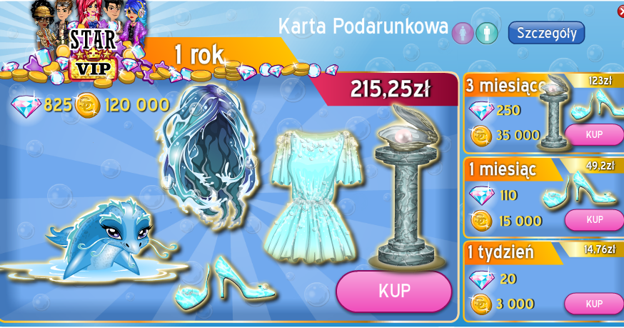 Każda-panna-z-nas-jest-fajna-msp: Unikaty z VIPa... Które są za level?