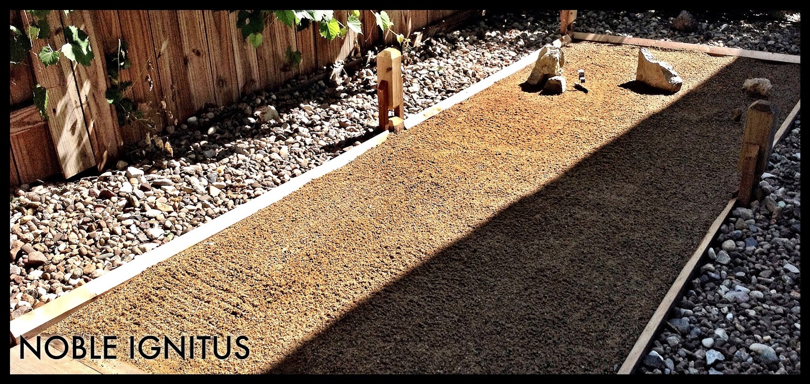 NOBLE IGNITUS:: Rock displaying on the "water plain"