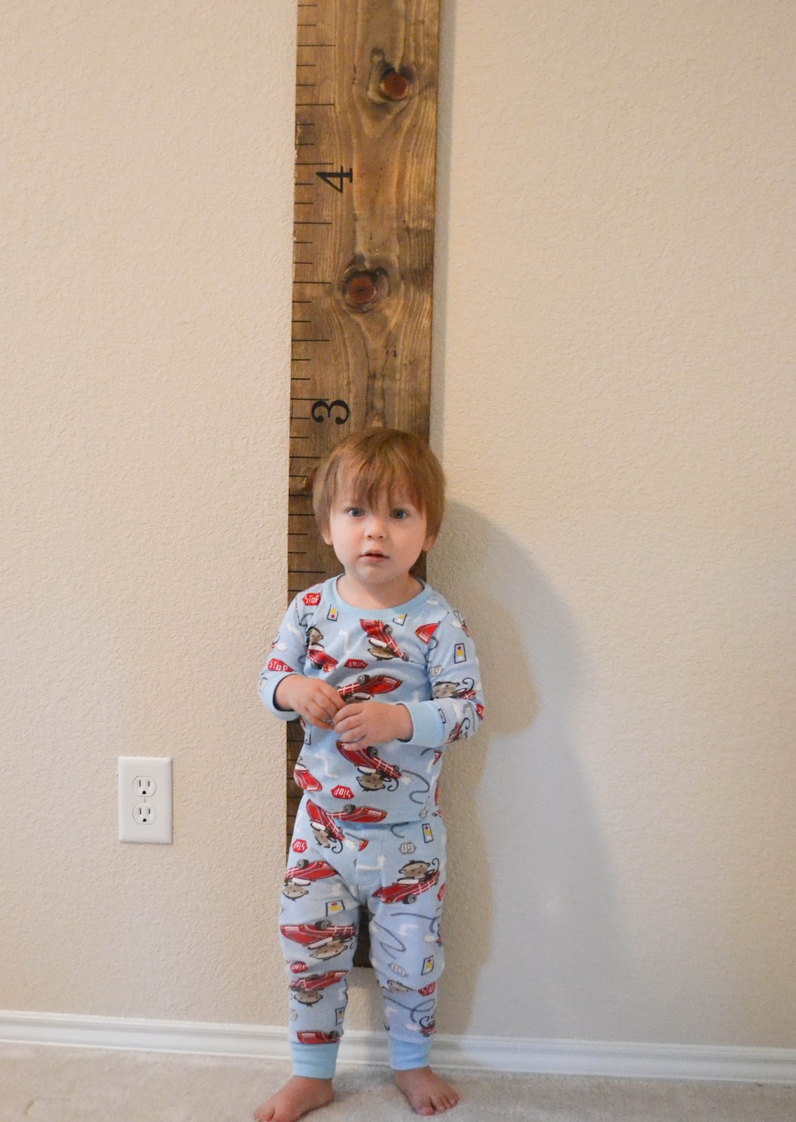 Our Love And Our Blessing DIY Height Ruler For Our Toddler