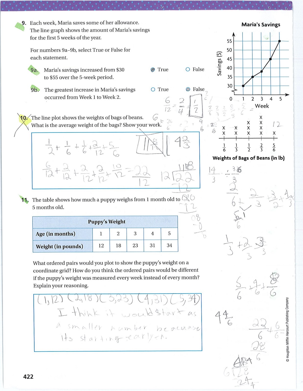 M.I.A.: Go Math!: Chapter 9 Test