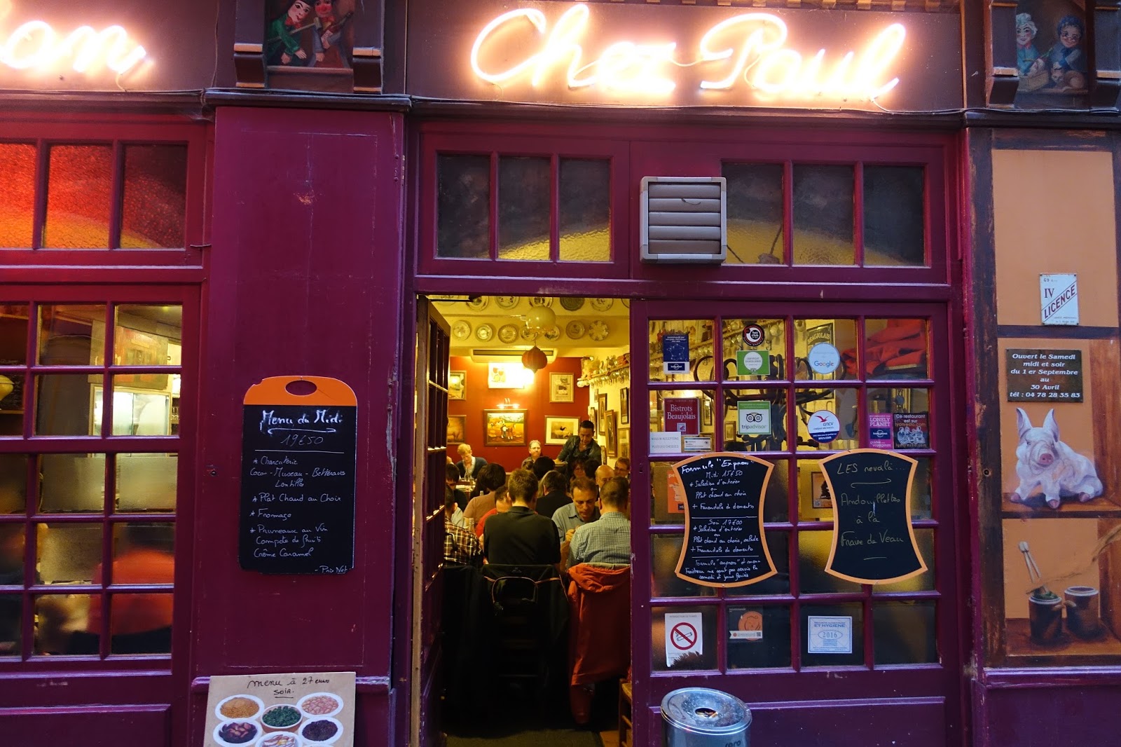 schiller-wine: Dinner at a Bouchon - Chez Paul - in Lyon: Schiller’s ...