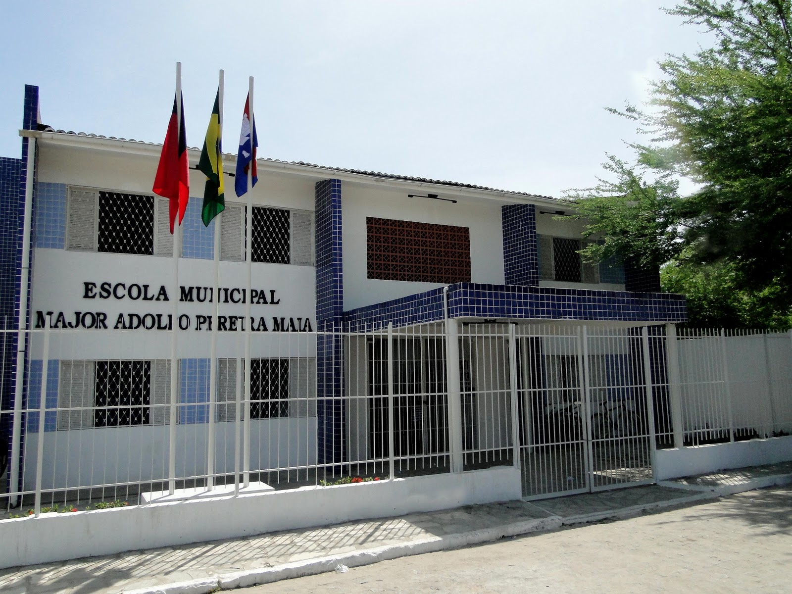 Escola Adolfo Pereira Maia: INAUGURAÇÃO DA ESCOLA MUNICIPAL ADOLFO MAIA