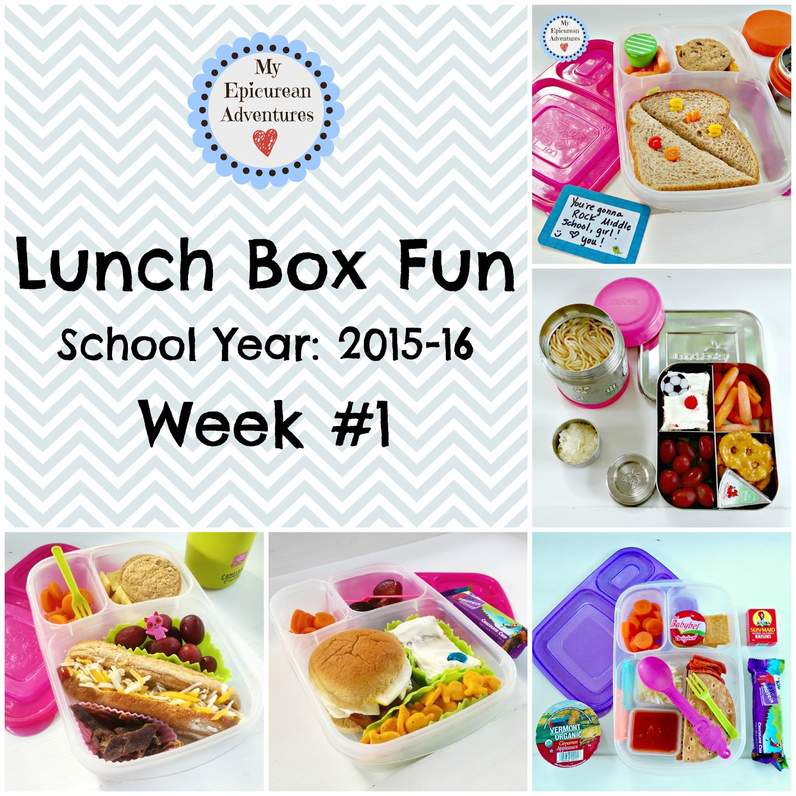 Lunch Box Fun 2015-16: Week #1 - My Epicurean Adventures