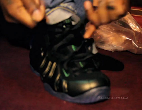 The Life and Culture: Wale rocking "Dark Pine" foamposites!!