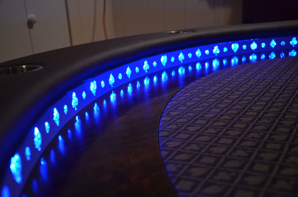 Amazing poker table built