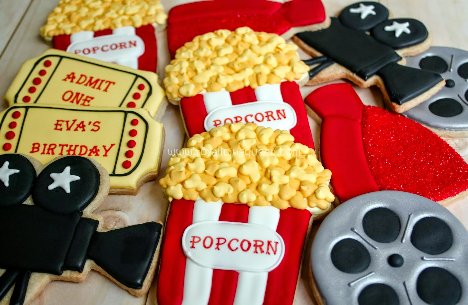 The Royal Icing Queen: Movie Night Cookies