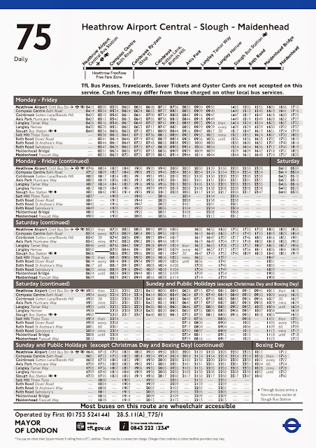 State Bus Routes,Fare ,Schedule information online: UK Bus Heathrow ...